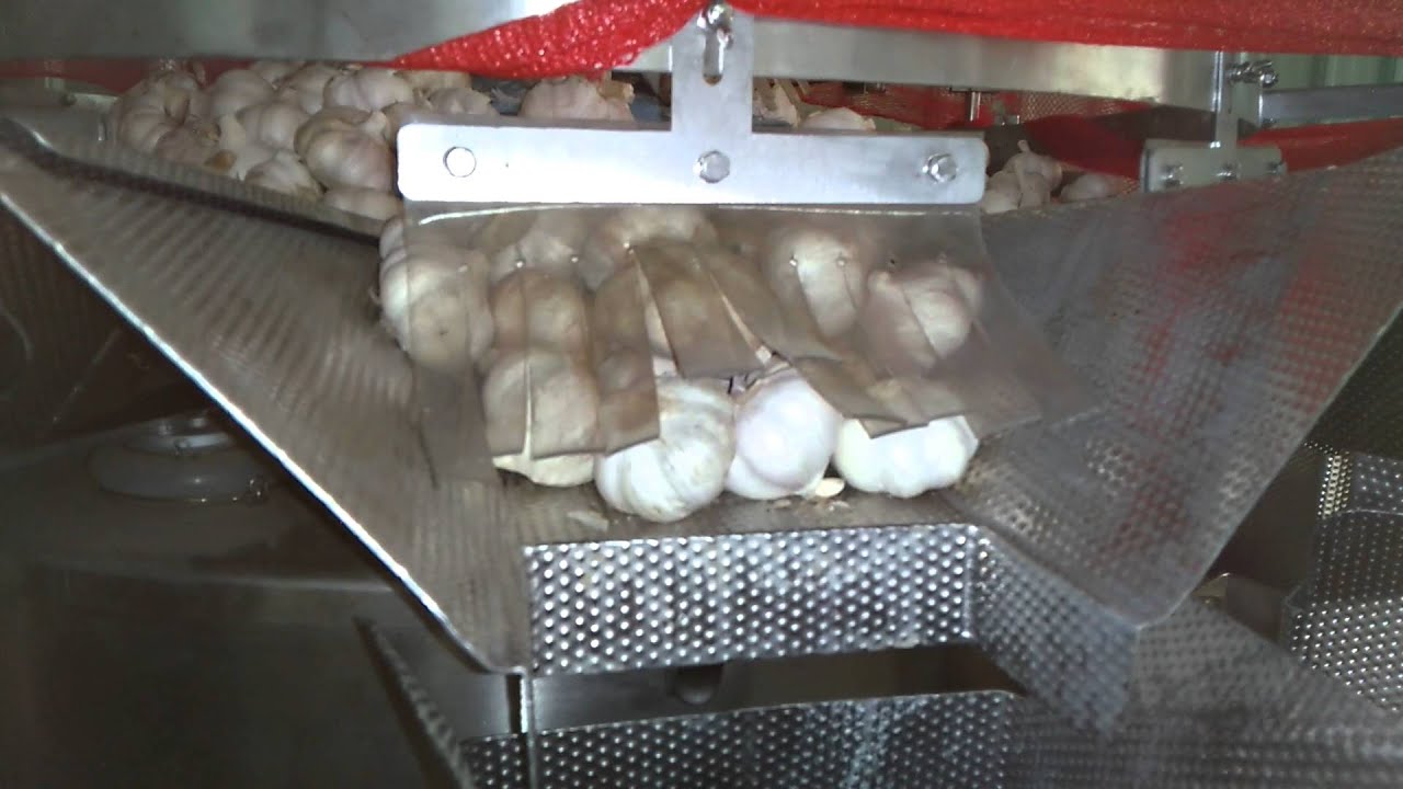 garlic net packaging - YouTube