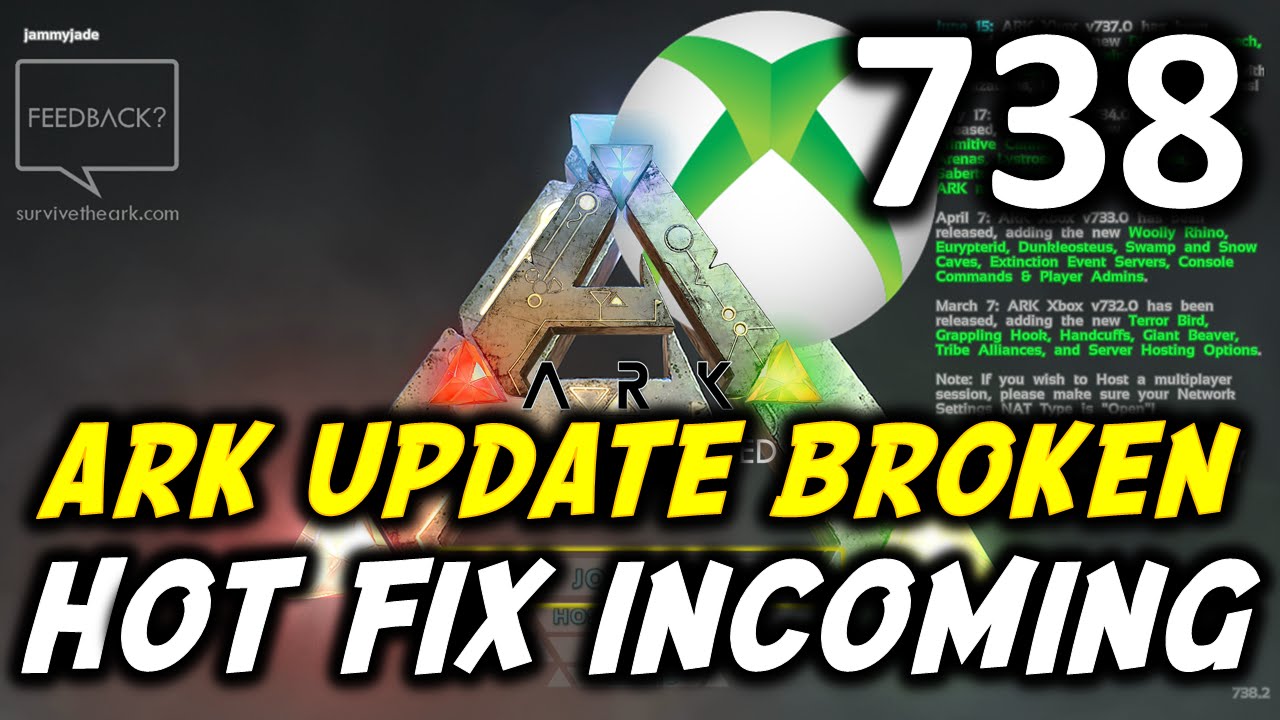 ARK Survival Evolved Update 738 Crashing Game - Hot Fix Incoming Xbox ...