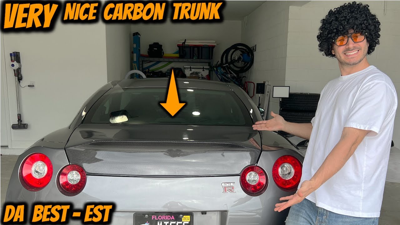 Best GTR Carbon Fiber Trunk | Install - YouTube