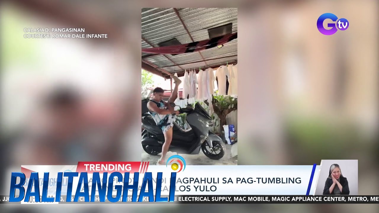 Ilang Pinoy, hindi nagpahuli sa pag-tumbling at landing ala-Carlos Yulo ...