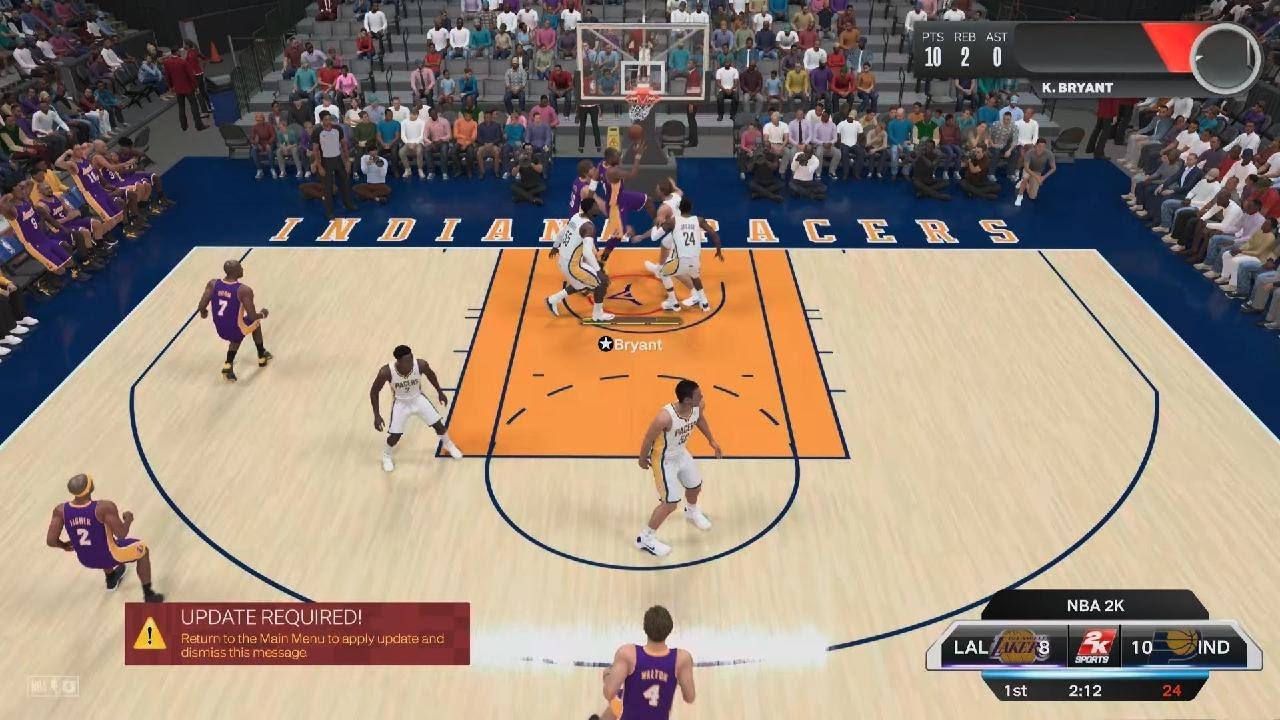 NBA 2K24 game 26 kobe w 35 pts 6 rbs 8 dimes - YouTube