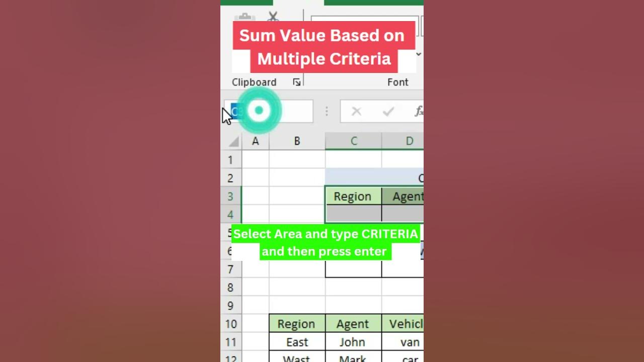 DSUM Function || Sum value based on multiple criteria || Excel Formula - YouTube