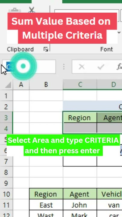 DSUM Function || Sum value based on multiple criteria || Excel Formula - YouTube