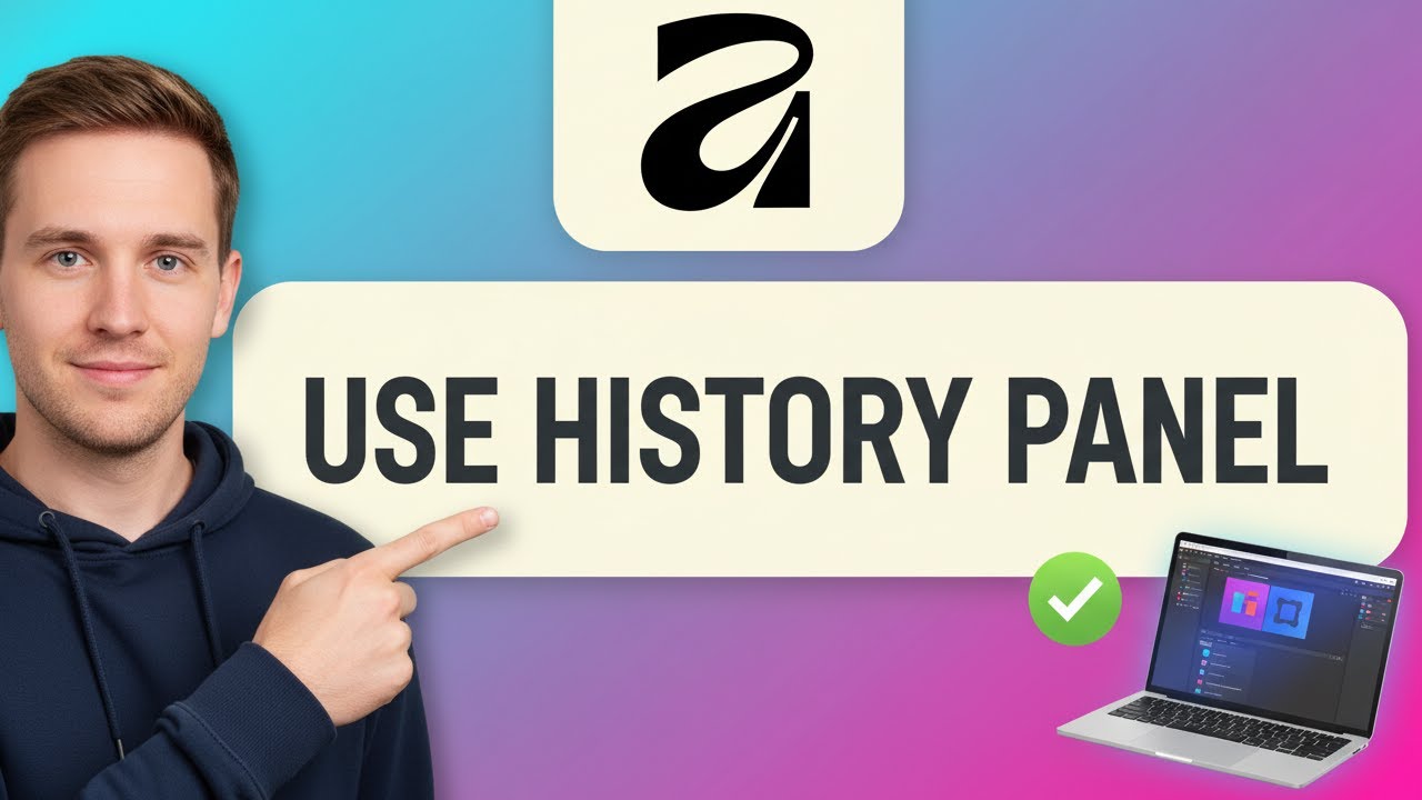 How to USE HISTORY PANEL in Affinity Studio (Step by Step) - YouTube