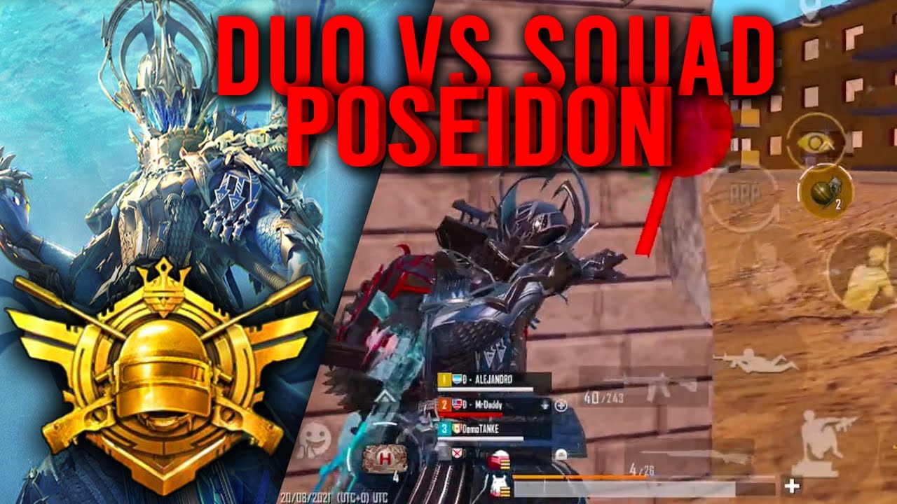 Duo vs Squad Poseidon Pubg Mobile El traje da Poderes? - YouTube