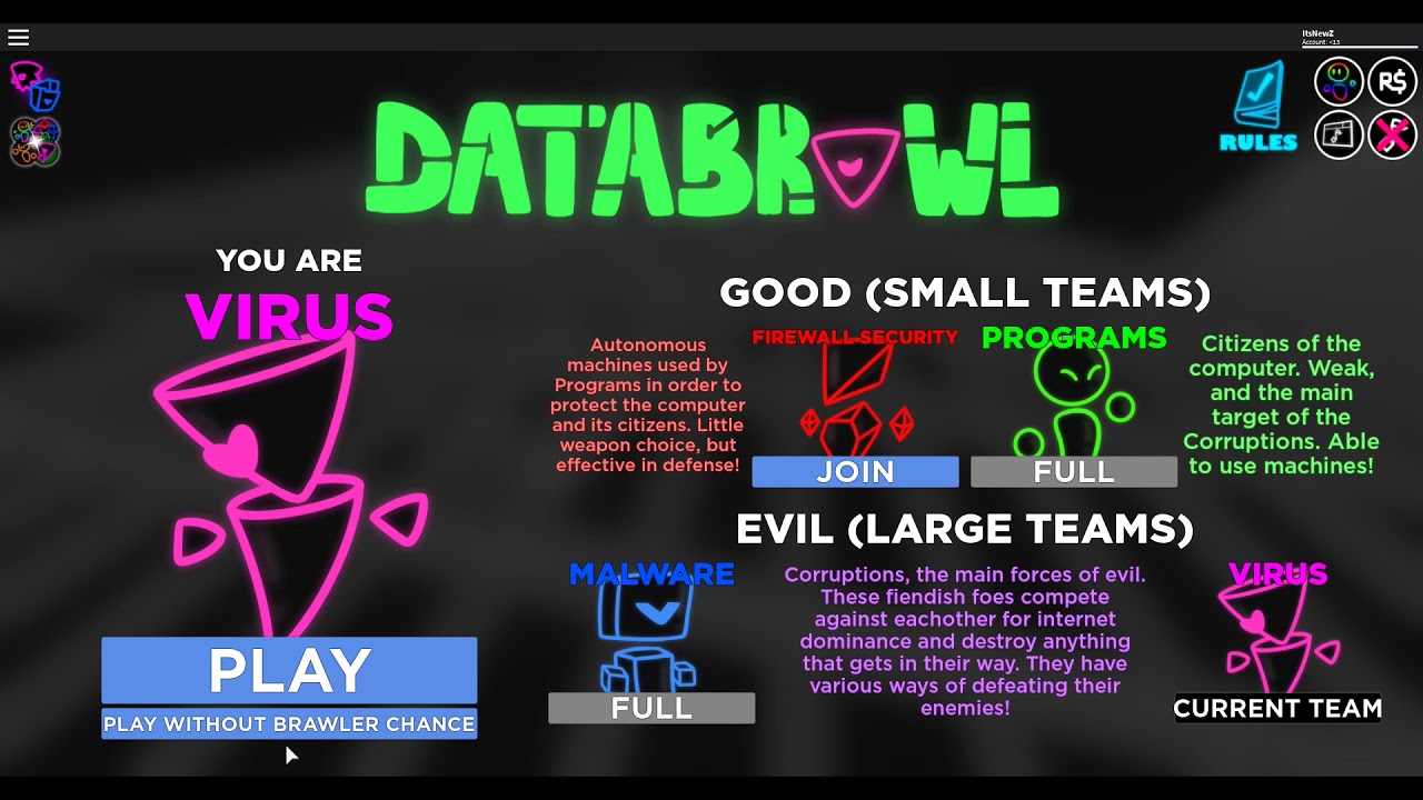 Roblox : Databrawl [Beta] เกมสนุกที่ทุกคนต้องลอง - YouTube