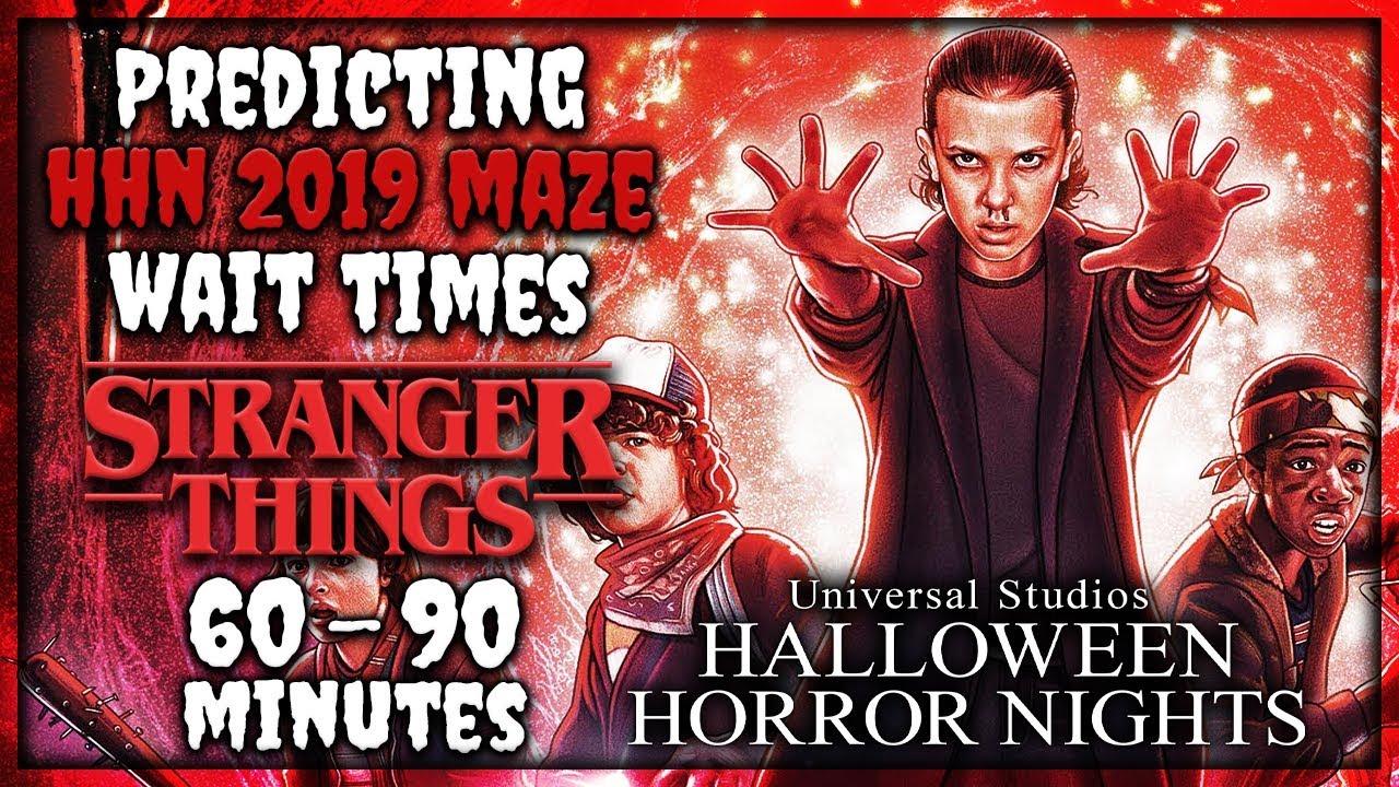 Predicting HHN 2019 Maze Wait Times | Which Should you do First? - YouTube