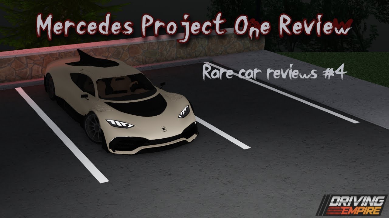 Mercedes Project One Review | Driving Empire Roblox - YouTube