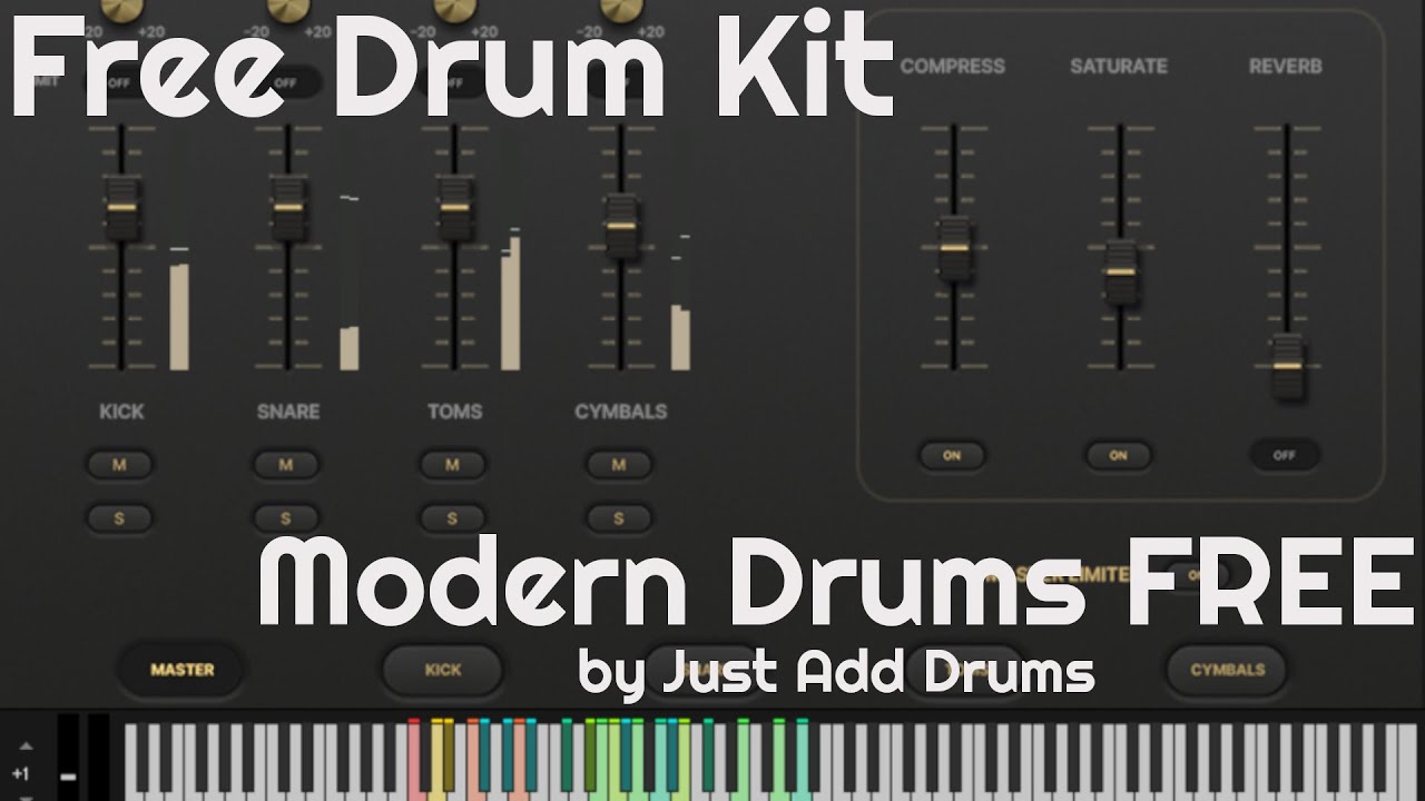 Free Drum Kit - Modern Drums FREE by Just Add Drums (No Talking ...