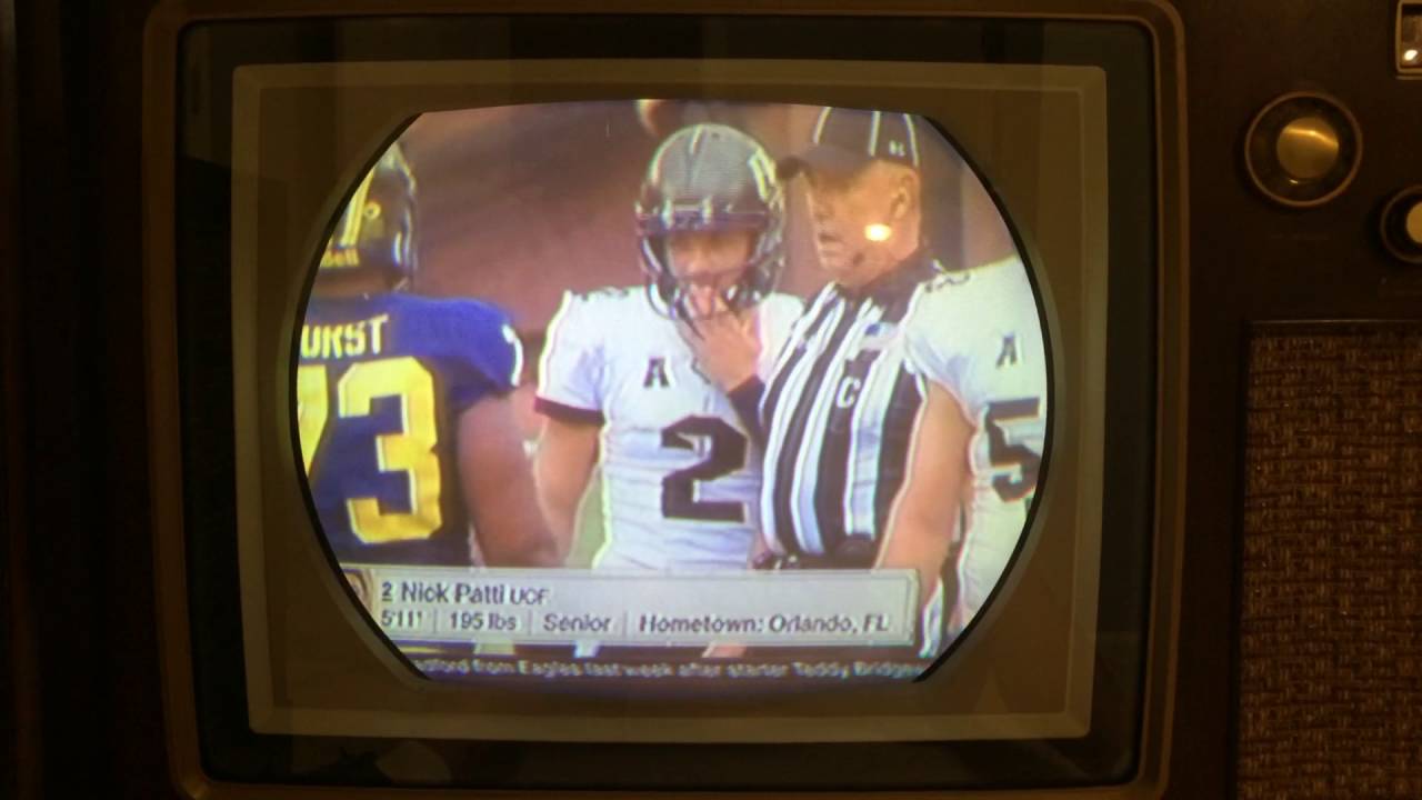 The 1956 RCA CTC-5 broadcasts its first weekend of football in decades ...