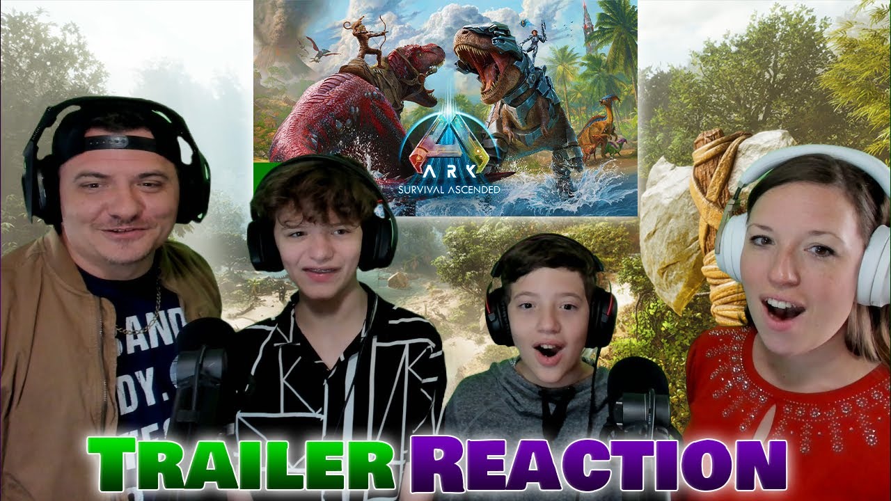 ARK: Survival Ascended Launch Trailer REACTION - YouTube