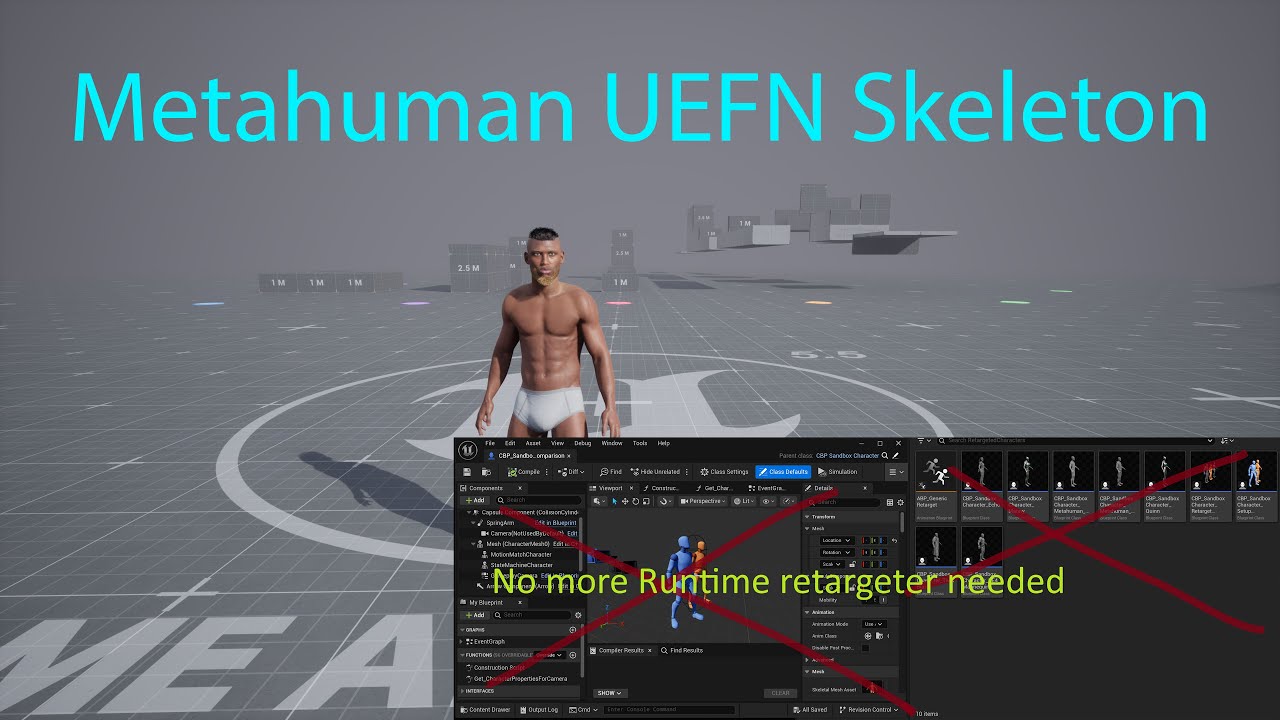 Unreal Engine 5 Metahuman UEFN Skeleton - YouTube