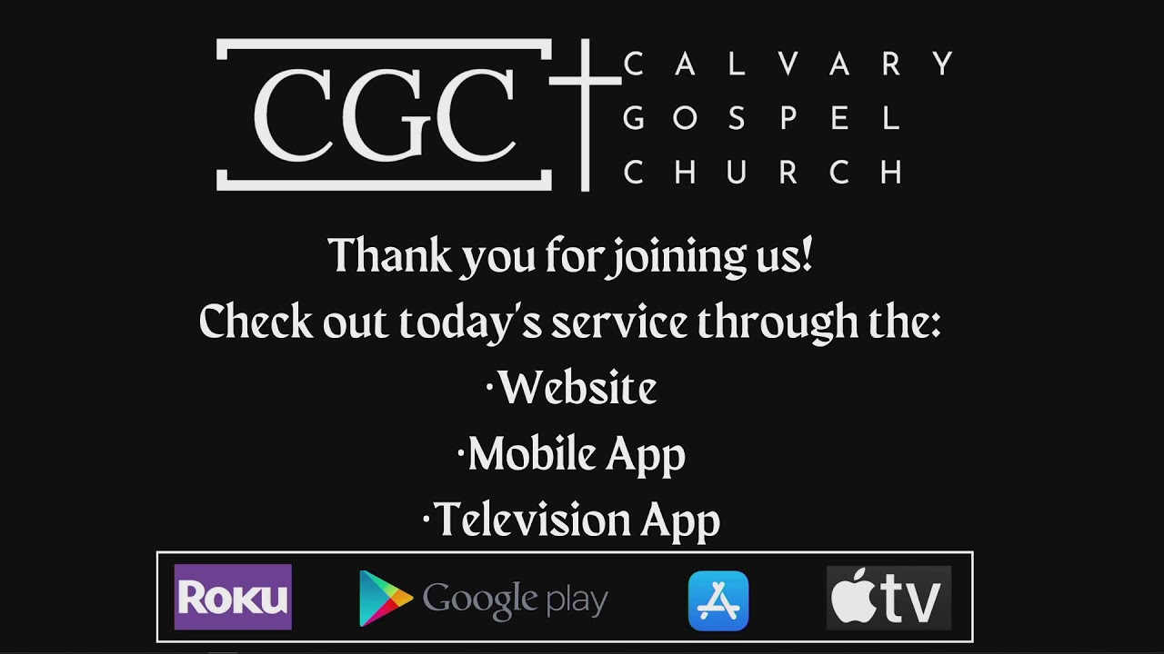 CGC Sunday Service Livestream - YouTube