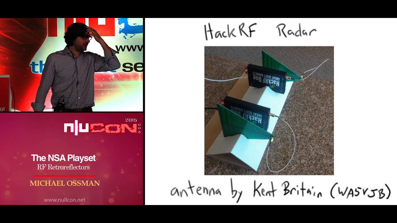 nullcon Goa 2015: The NSA Playset RF Retroreflectors by Michael Ossmann ...