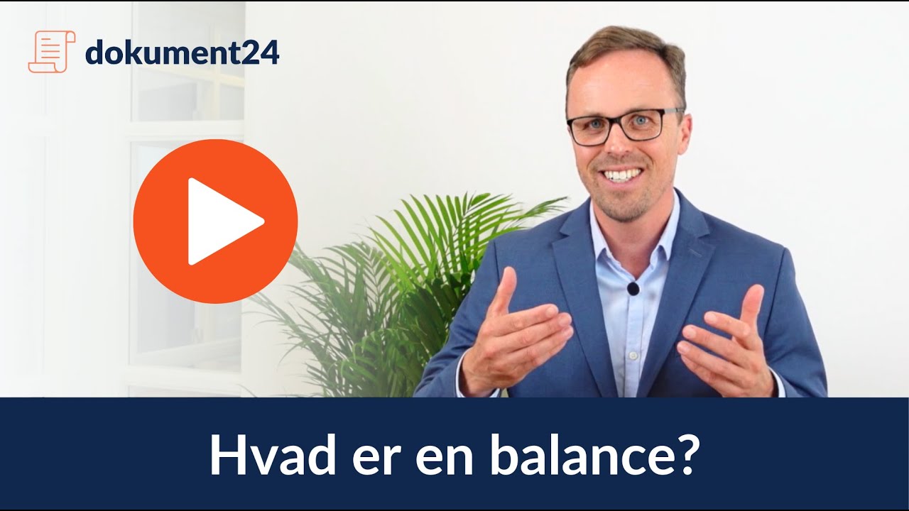 Hvad er balance i et regnskab? - YouTube