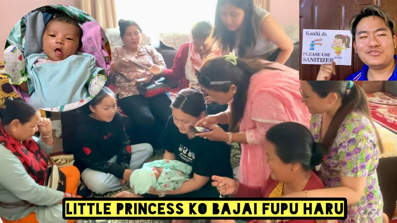 Our Little princess ️ KanXi Jr ko bajai fupu haru bhetna aaunuvayo😇 ️KanXa RocKs YOman BOOM😎🤘👊 ...