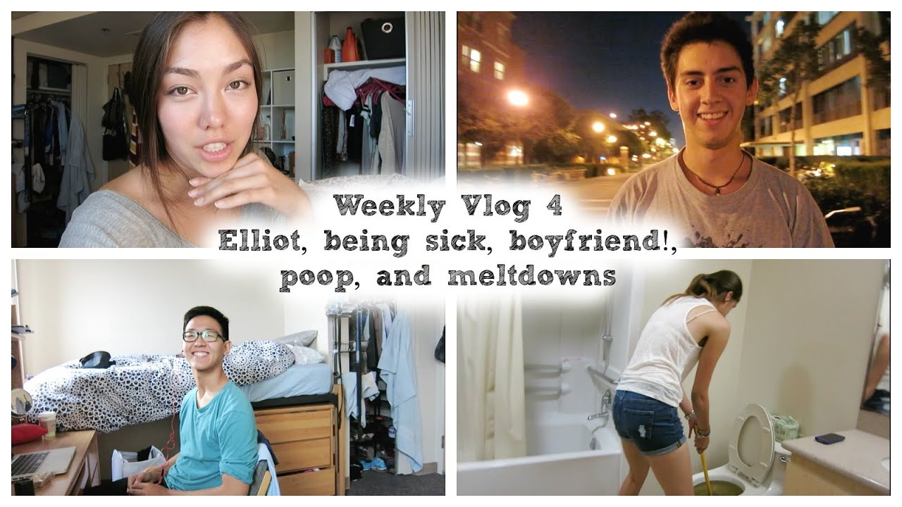 Weekly Vlog 4 | Elliot Appearance, being sick, boyfriend!!!, poop, and ...