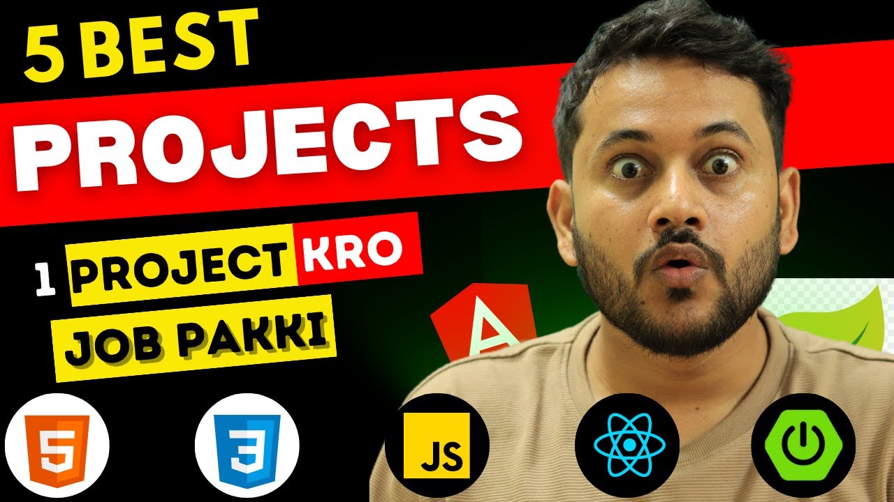 DSA + These 5 Web Development Project To Get Job 🔥 | Full Stack ...