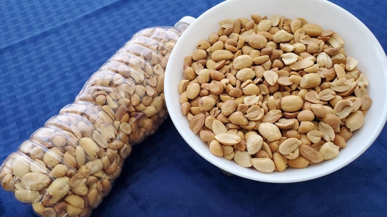 The Easiest Way to Make Crispy, Salted, and Irresistibly Delicious Peanuts! 🥜 - YouTube