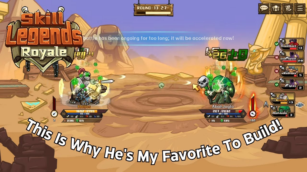 This Is Why He's My Favorite To Build! | Skill Legends Royale - YouTube