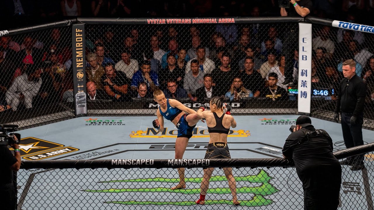 THUG ROSE NEW UFC CHAMPION BY KNOCKOUT - YouTube