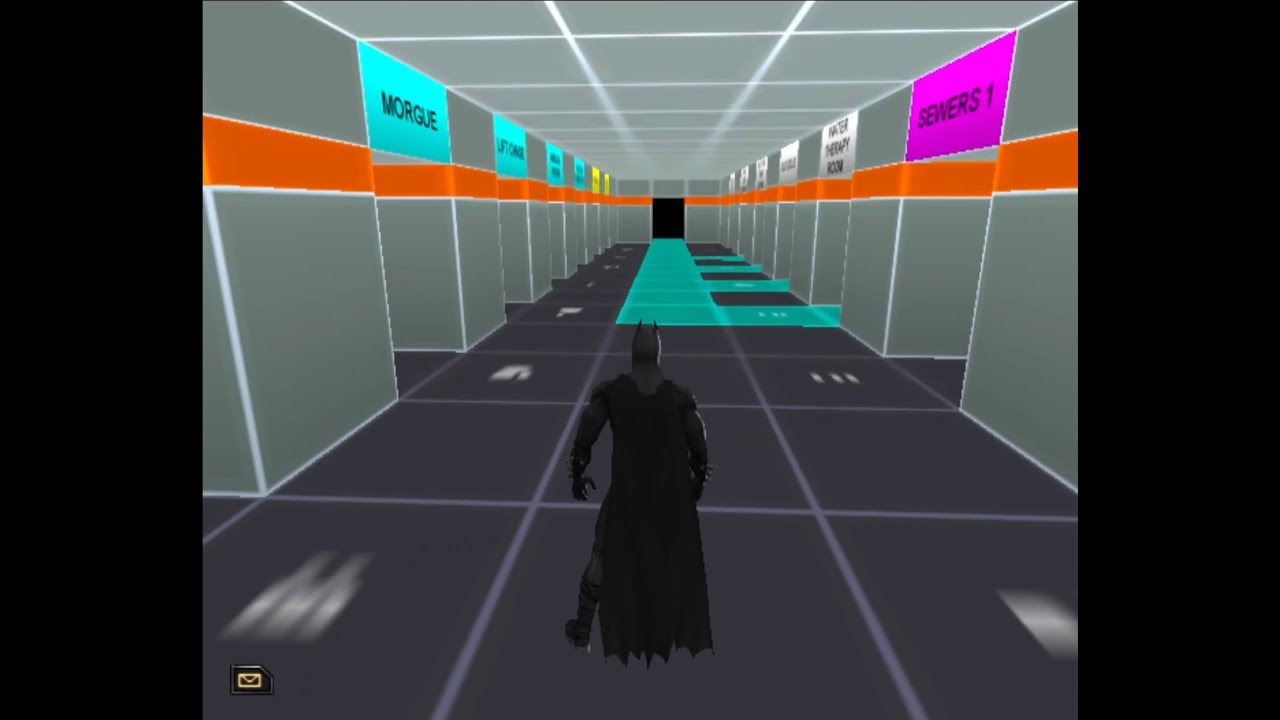 Batman Begins (Gamecube) - Arkham Asylum Developer Room - YouTube