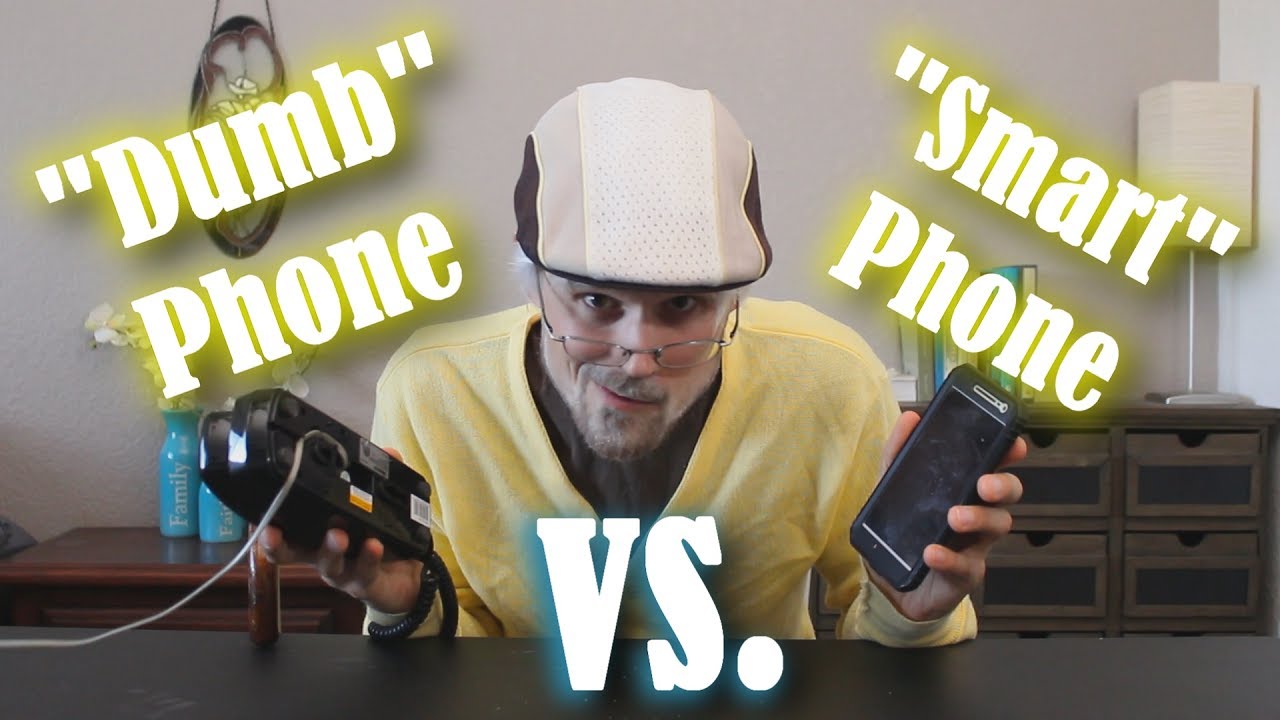 Smart Phone vs. Dumb Phone - Old Man Does Speed Test - YouTube