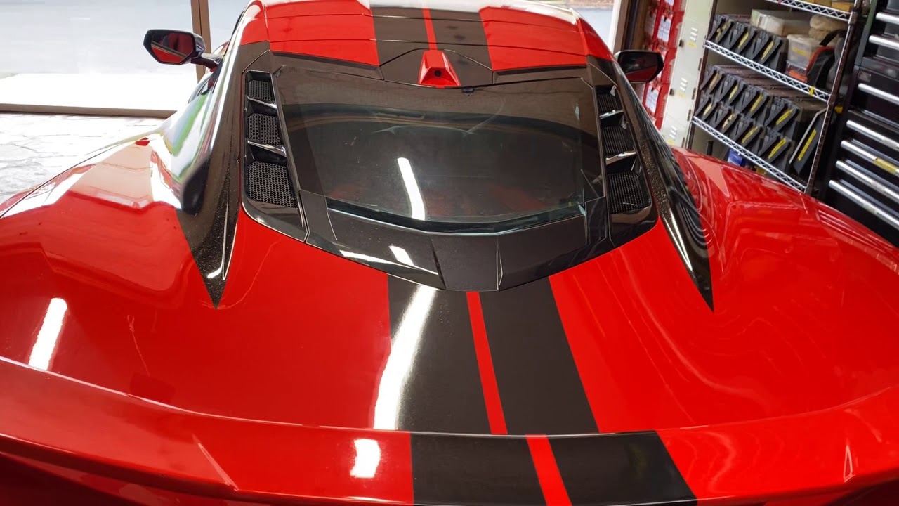 C8 Corvette Nacelles Graphic in 3M Wrap Film Series 2080 Gloss Galaxy ...