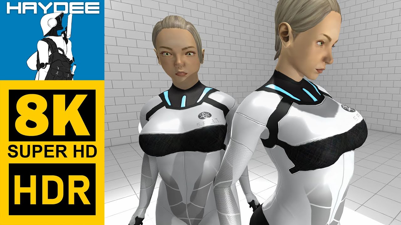 E.V.E. Mod | Haydee | The Gallery, Gameplay, No Commentary, 8K - YouTube