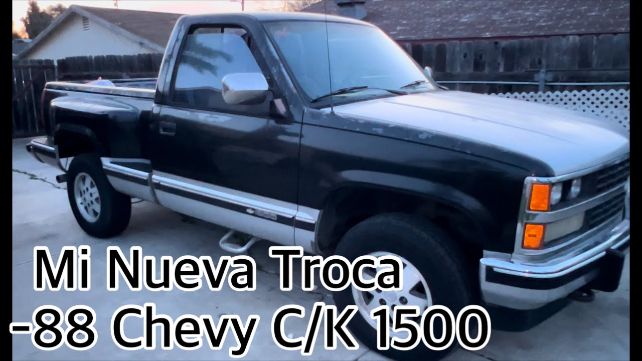 Mi Nueva Troca 1988 Chevrolet C/K 1500 Series K1500 Cheyenne - YouTube
