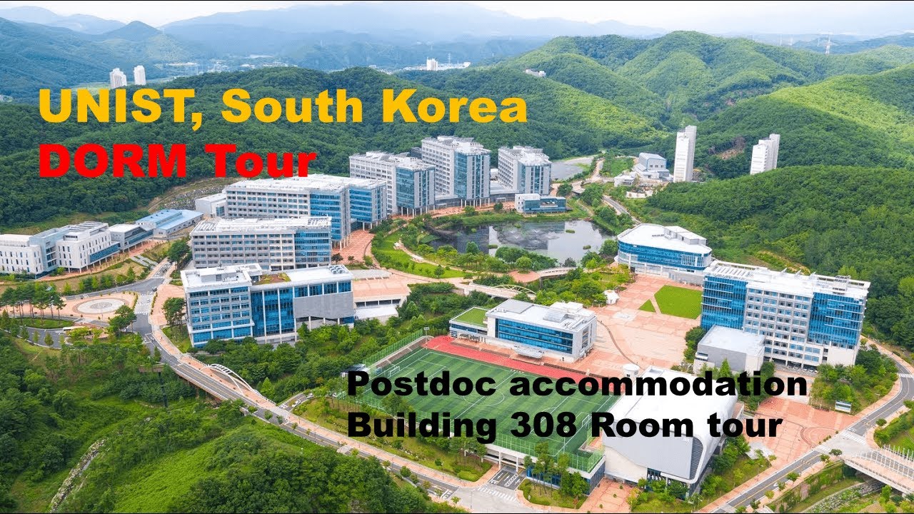 DORM TOUR | UNIST | Study in South Korea | Campus accommodation - YouTube