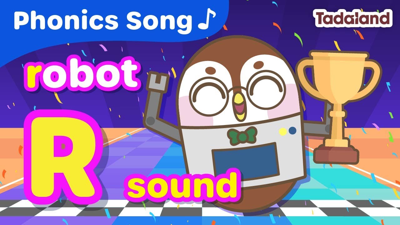 Letter R Phonics Song for Kids | The Robot Race | Tadaland - YouTube