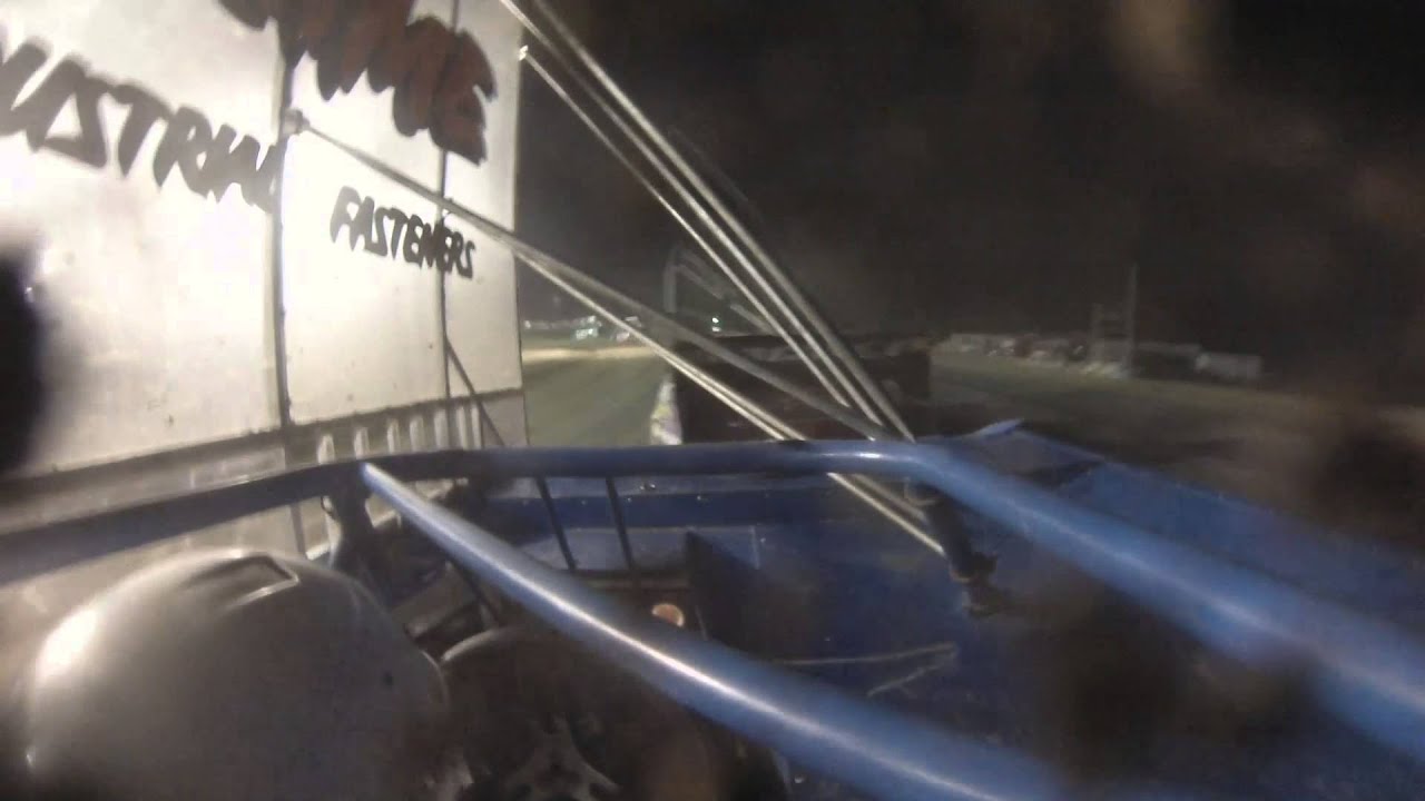 Crystal Motor Speedway Winged Late Models 8-31-14 - YouTube