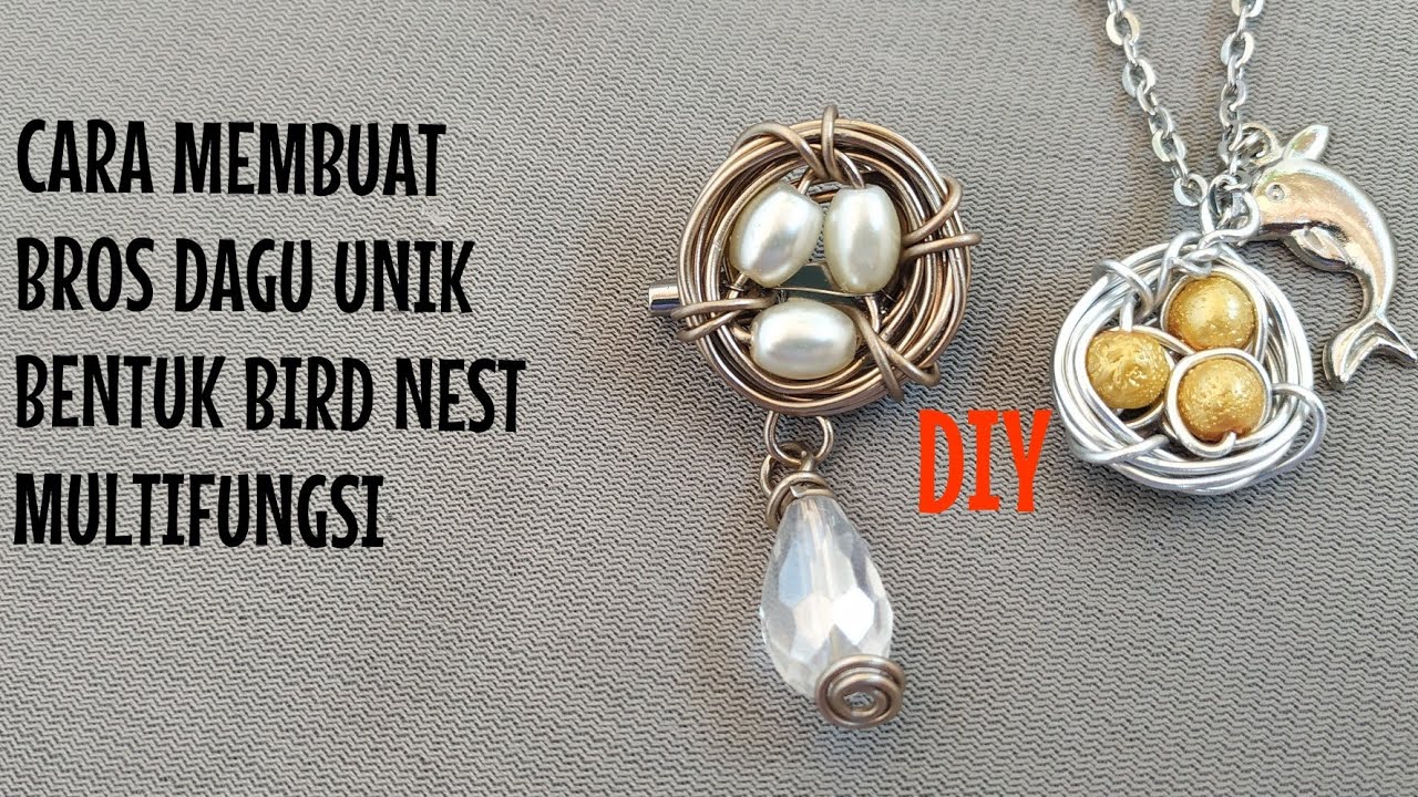 CARA MEMBUAT BROS DAGU UNIK BERBENTUK SARANG BURUNG MULTIFUNGSI ( hanya ...