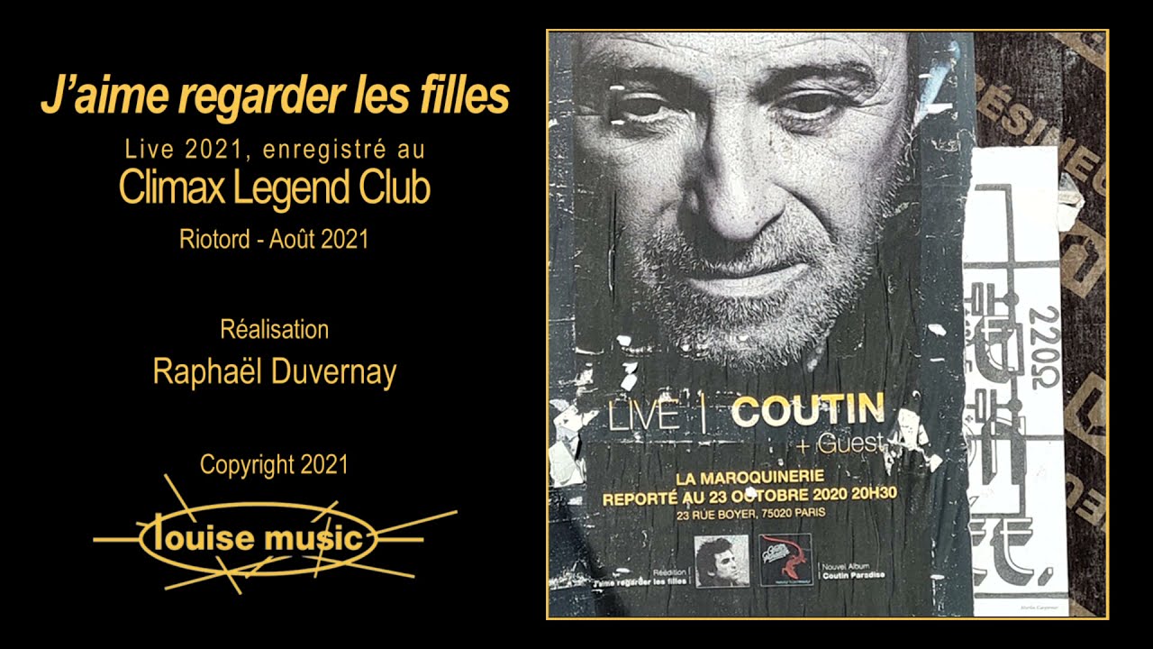 Patrick Coutin – J'aime Regarder les filles - Live in Riotord (Official ...