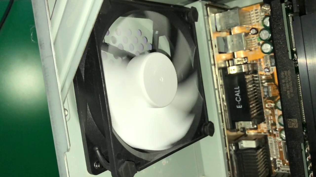 Slow Motion Computer Case Fan - YouTube