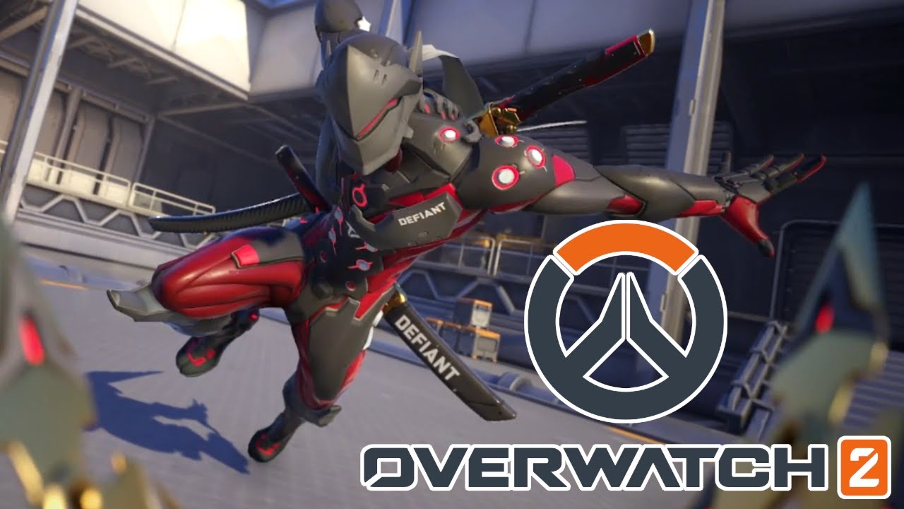 FIGHTING GAME NINJA & RADIANT VALORANT PLAYER TRY OVERWATCH 2 - GENJI ...
