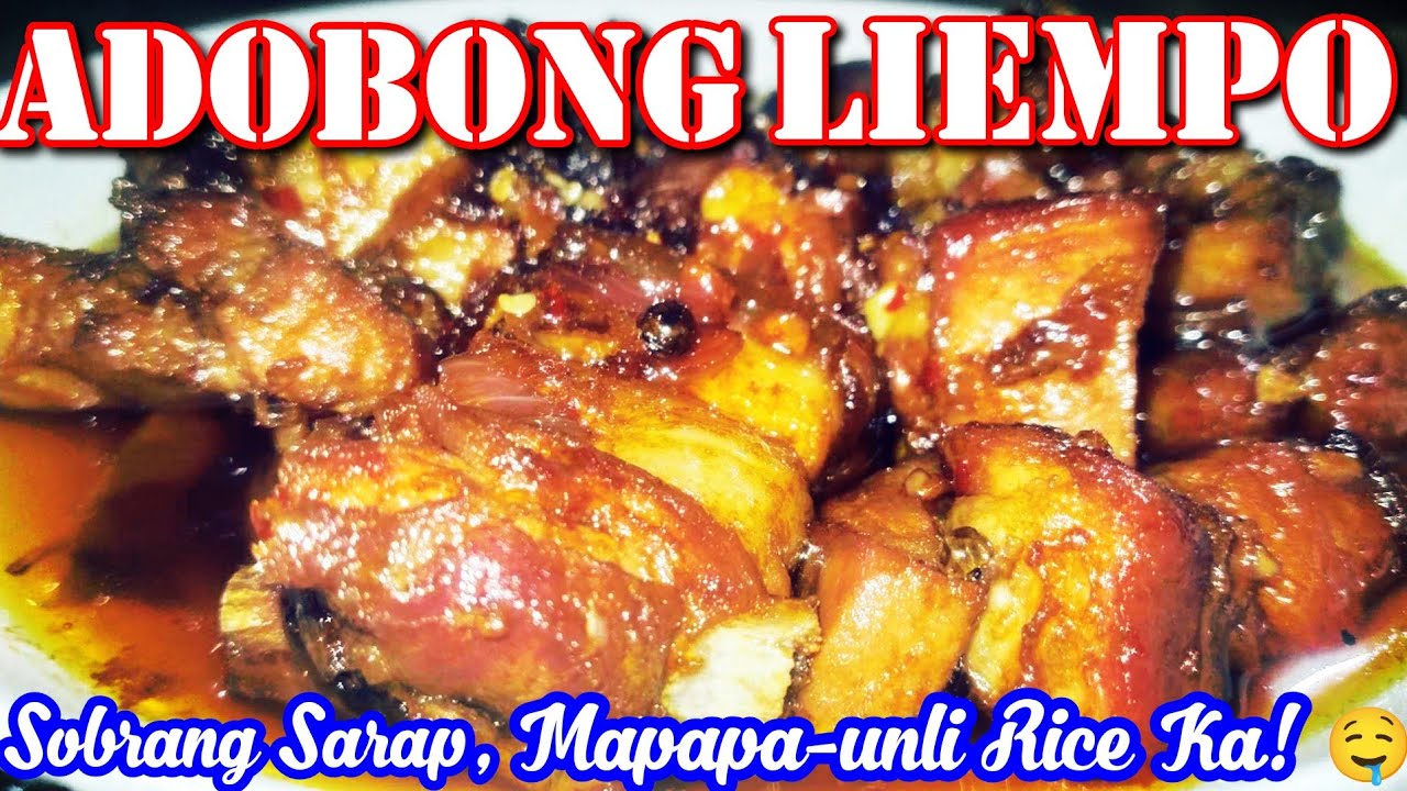HOW TO COOK SPICY ADOBONG LIEMPO • NUOT ANG SARAP! 😋 - YouTube