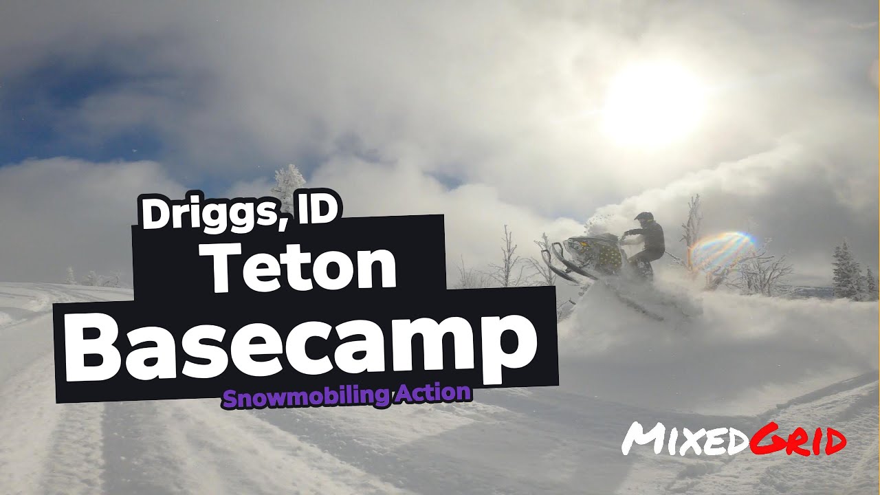 🥇 Idaho's TOP Snowmobiling Spot? Driggs Teton Basecamp! 🏔️ #snowmobile ...