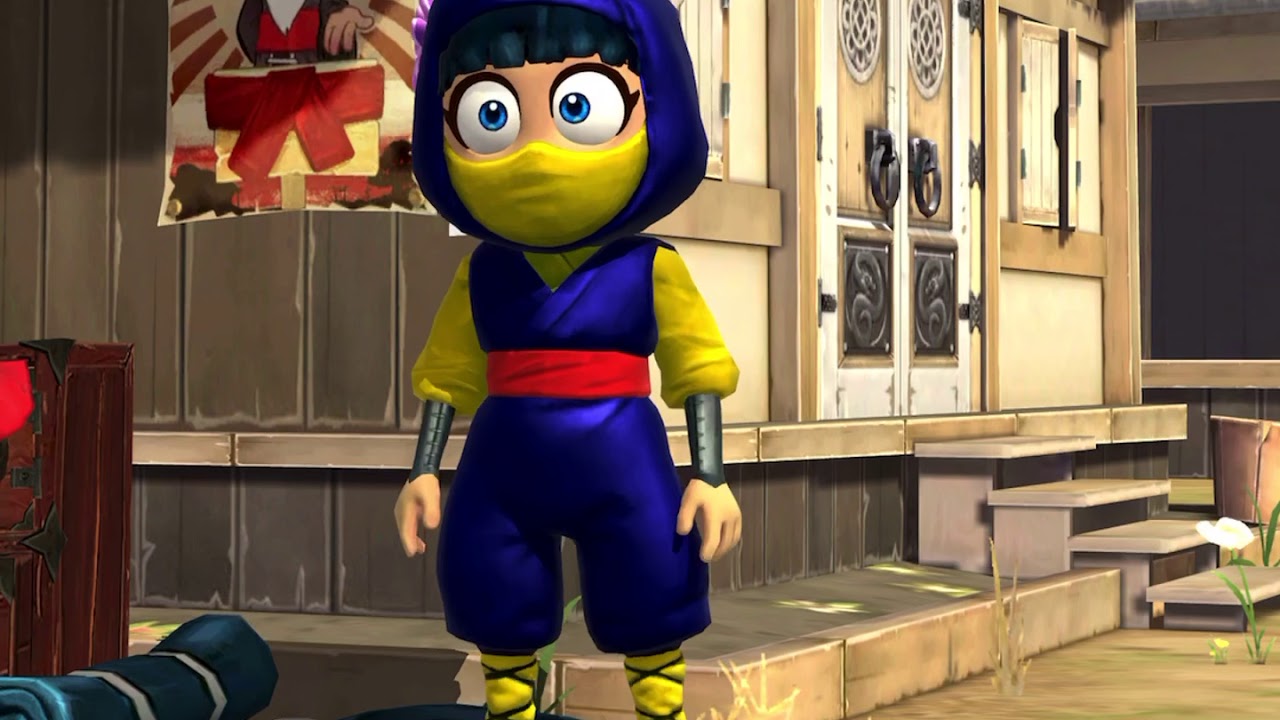 How to make your clumsy ninja sleep on the floor - YouTube