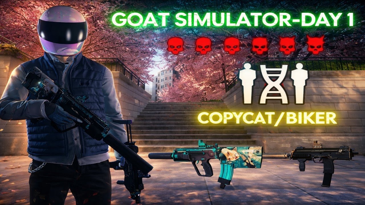 PAYDAY 2 - Goat Simulator D1 DSOD Solo No Ai, Downs, Assets,2nd Joker ...