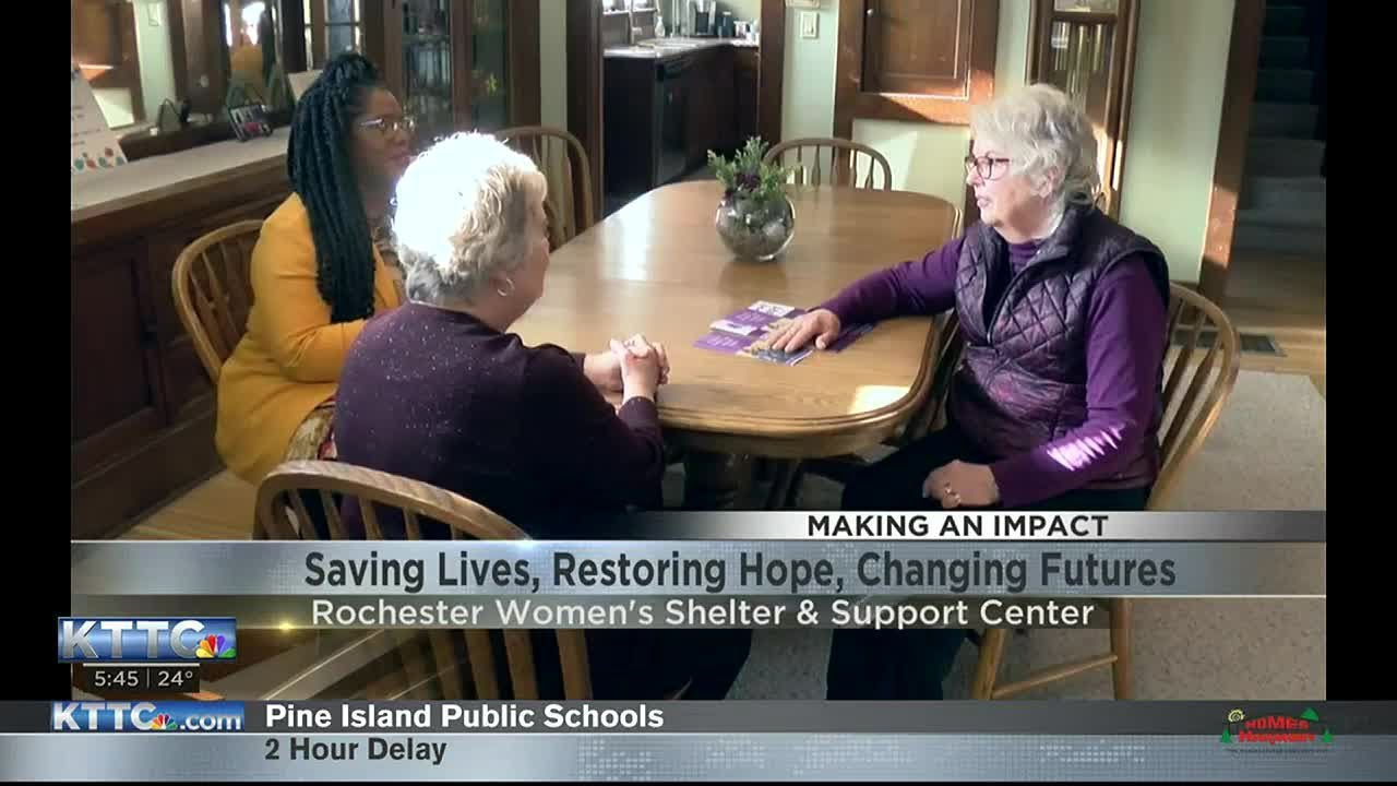 MAKING AN IMPACT: Woman volunteers at domestic violence shelter in ...