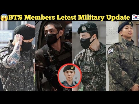 😱BTS Members Letest Military Update 🇰🇷 | bts news today| bts updates ...