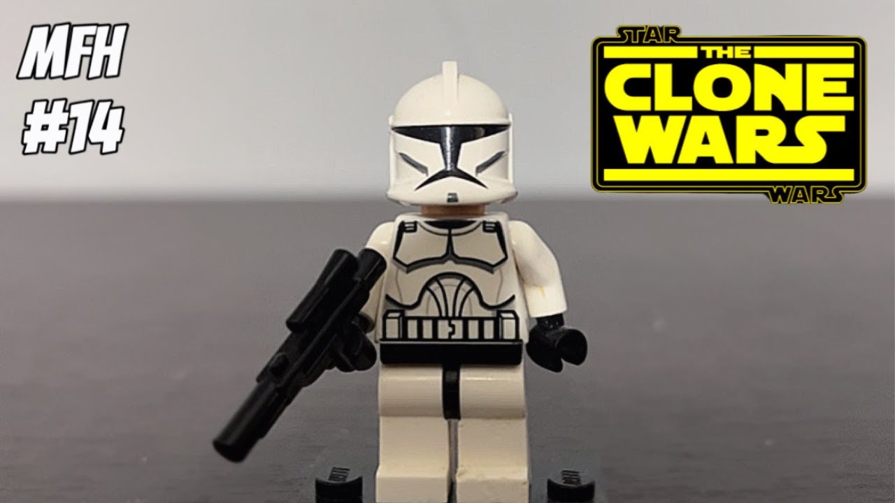 Lego Minifigure History - Phase 1 Clone Trooper (Clone Wars) - YouTube