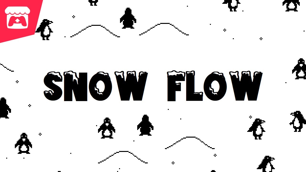Snow Flow - Walk around as a penguin, leave marks in the snow, and listen to some chill music ...