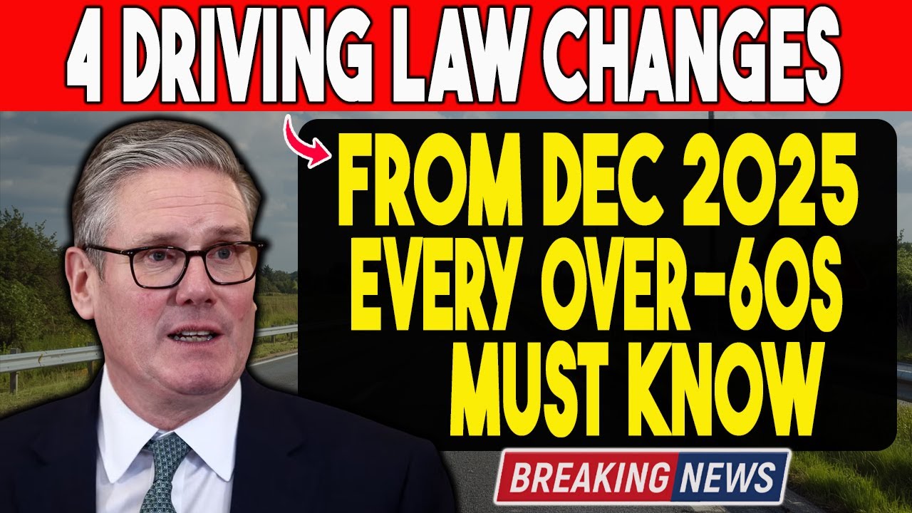 “4 Driving Law Changes Coming December 2025 Every Over-60 Must Know ...