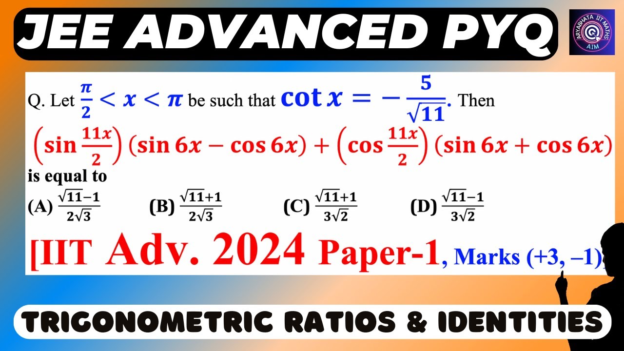 IIT Adv 2️⃣0️⃣2️⃣4️⃣ Question | Trigonometric Functions Class 11 | JEE ...