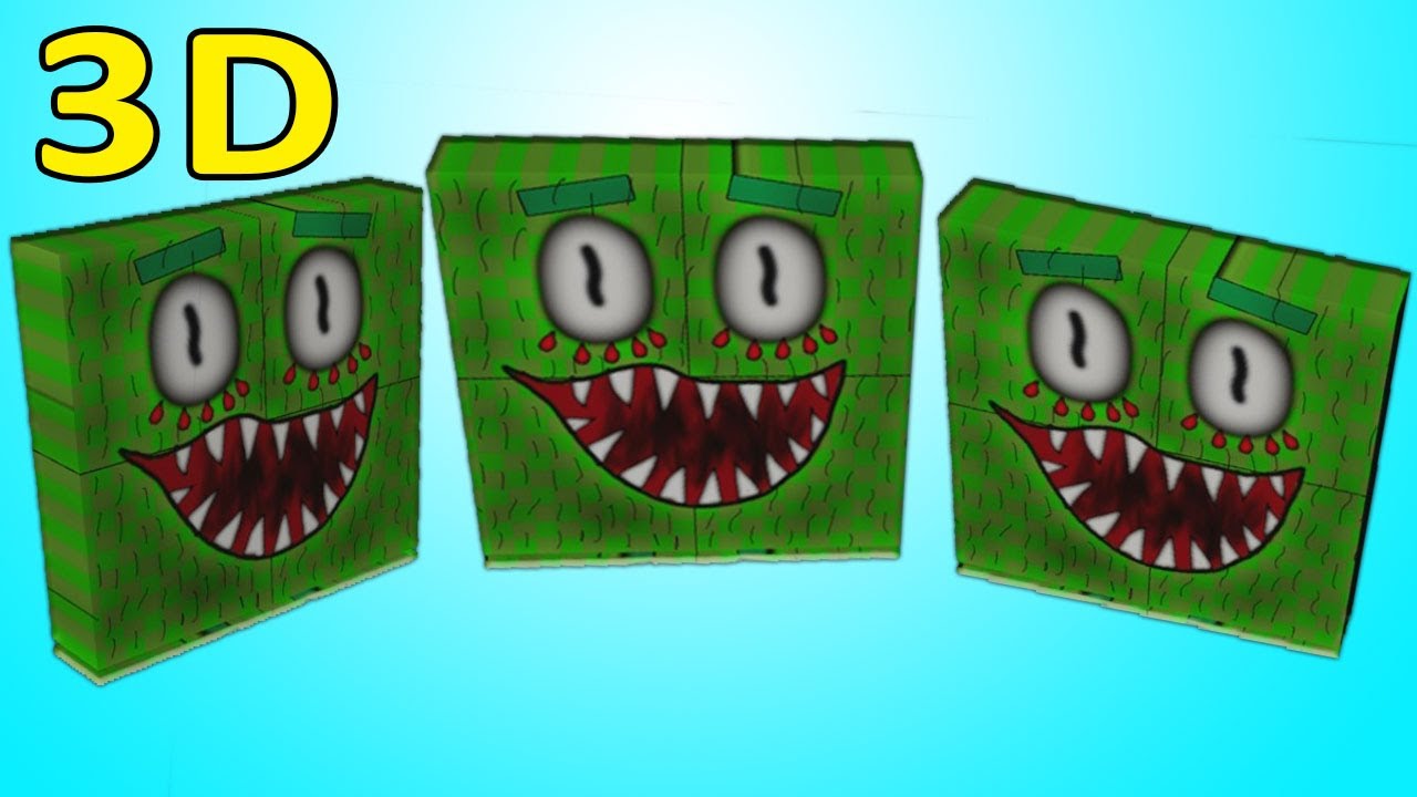 Numberblocks 400 Horror Cube 3D Preview - YouTube