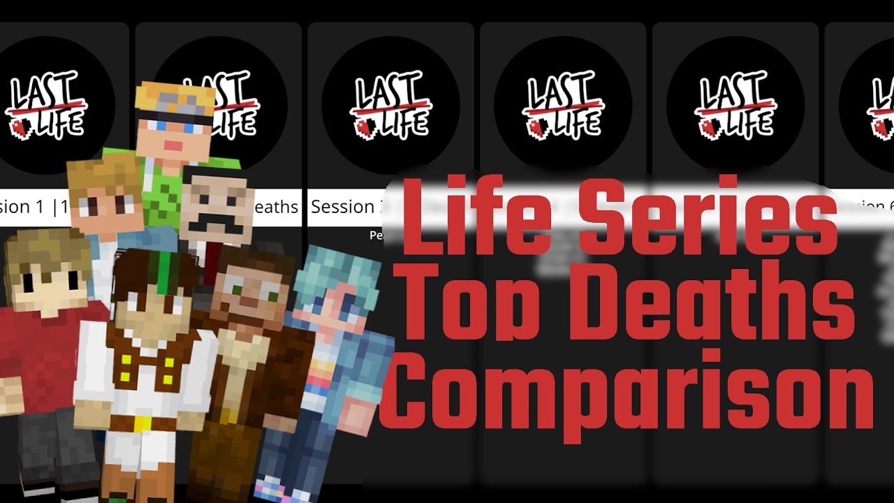 Life Series Top Deaths Comparison Graph - YouTube