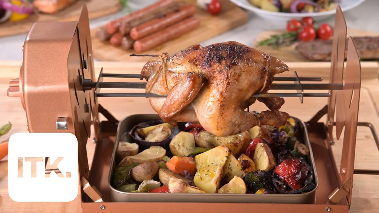 Kitchen device helps you cook delicious rotisserie chicken inside your ...